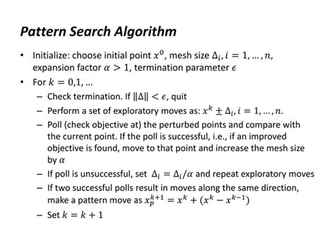 Optimum Engineering Design Day 6 Classical Optimization Methods Ppt