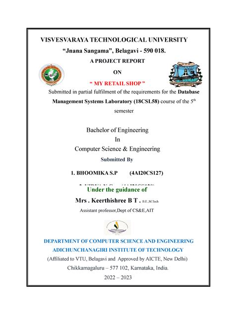 e commerce dbms report submitted in partial fulfilment of the requirements for the database