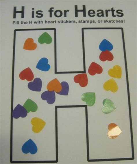 Letter H Activities For 4 Year Olds