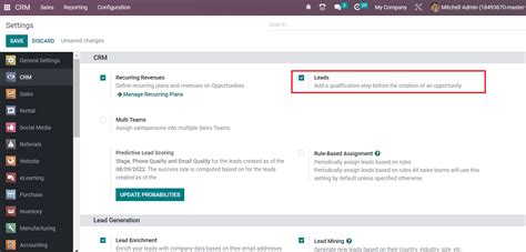 how to periodically assign leads based on rules in odoo 16 crm