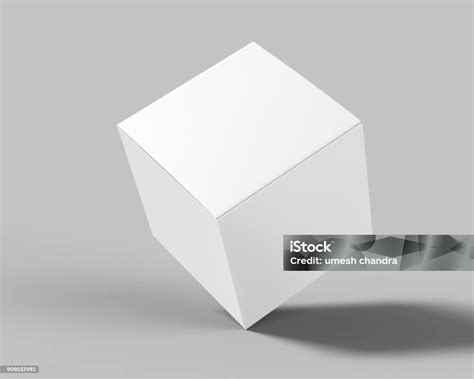 빈 흰색 큐브 제품 포장 종이 골 판지 상자 3d 렌더링 그림입니다 백색 입방체에 대한 스톡 사진 및 기타 이미지 백색 입방체 우주 0명 Istock