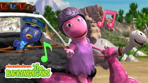 Uniqua And Officer Pablo Search For Their Dinosaur Song W Austin The Backyardigans Youtube
