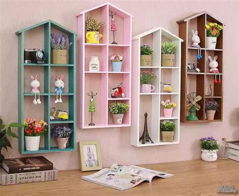 Рафтове за стена ”Къщичка” Dafini Секция етажерка Мебели за дома и