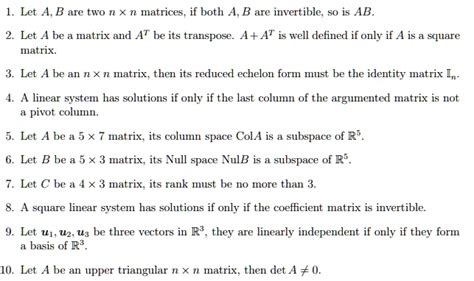 SOLVED Let A B Are Two N X N Matrices If Both A B Are Invertible S0 Is AB Let A Be Matrix