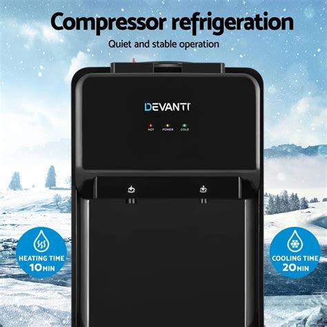 Devanti Water Cooler Dispenser Bench Top 22l Black Kmart