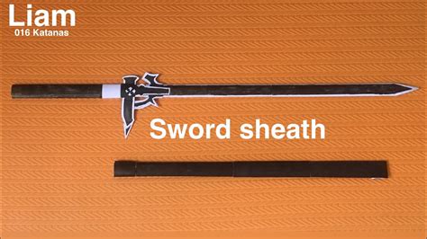 How To Make Sword Sheath Out Of Paper Swords For Sheath YouTube