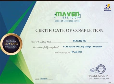 Manoj Ss On Linkedin Vlsi Socdesign Asic Fpga Semiconductors Careerdevelopment