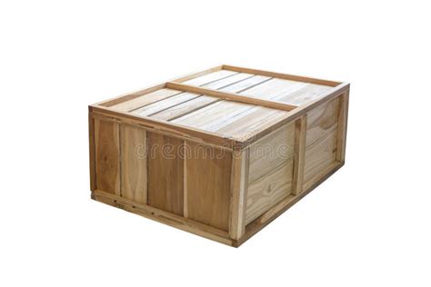 Old Wooden Box Stock Image Image Of Path White Pack 86206023