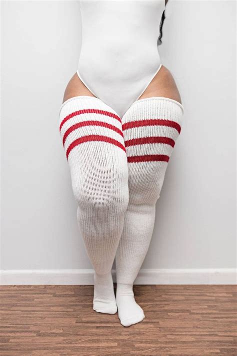 Thunda Thighs Over The Knee Plus Size Thigh High Socks Etsy Plus