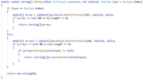 unit test extension method notifyprotocol getkeys dataminer dojo