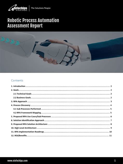 Rpa Sample Report Pdf Automation Robotics