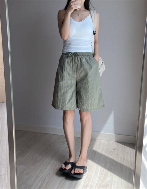 로이스제이 남녀공용 바스락 아노락 반바지 팬츠 여자 남자 5부 버뮤다 물놀이 팬츠 시원하고 얇은 소재 탄탄한 마감 바스락 아노락 커플룩 여름 신상