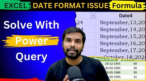 Fix Date Errors In Excel Power Query Quick And Easy Guide Youtube