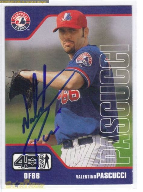 Valentino Pascucci Autograph Collection Entry At Startiger