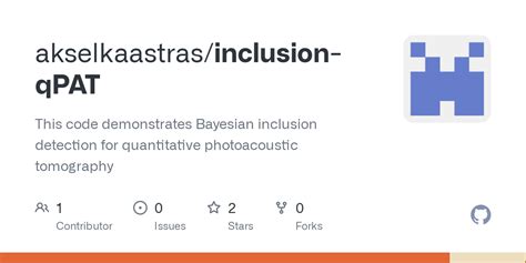 Github Akselkaastras Inclusion Qpat This Code Demonstrates Bayesian Inclusion Detection For