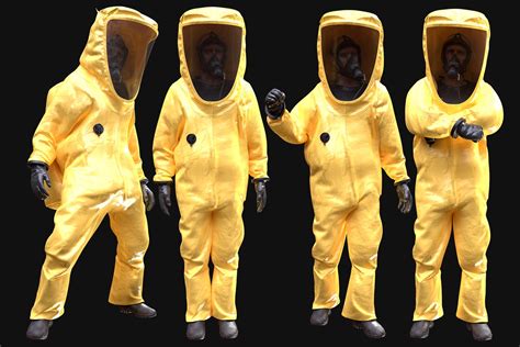 Man In Hazmat Suit 1 Rigged 3d Characters Unity Asset Store