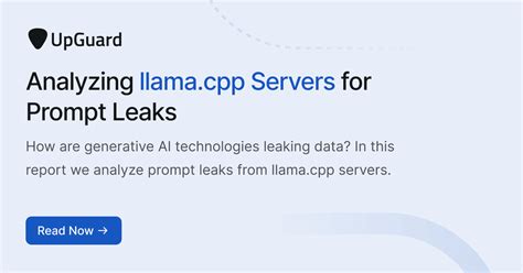 Analyzing Llamacpp Servers For Prompt Leaks Upguard
