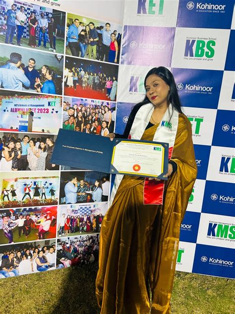 Prachi Gawade On Linkedin Kohinoormanagementschool Mbafinance Mbagraduate Newbeginnings