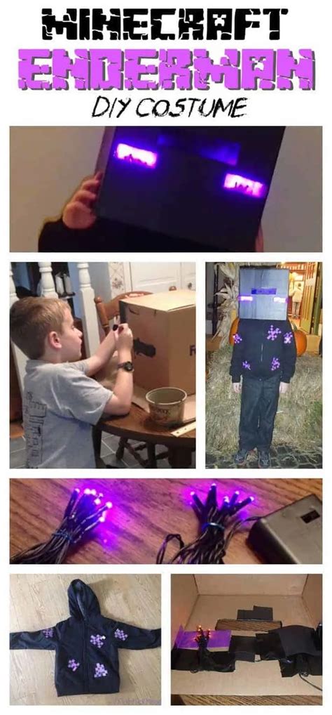 No Sew Minecraft Enderman Costume Stlmotherhood
