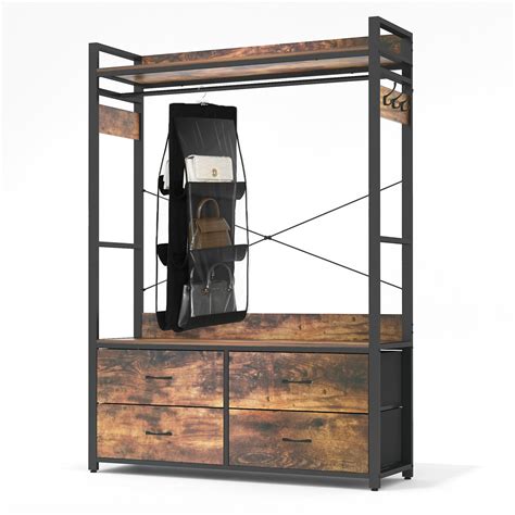 17 Stories Wide 45 67 Cloest System With 4 Fabric Storage Drawers