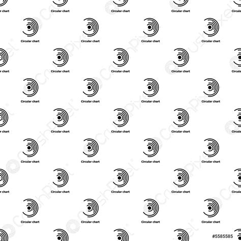 Circular Chart Pattern Vector Seamless Stock Vector 5585585 Crushpixel
