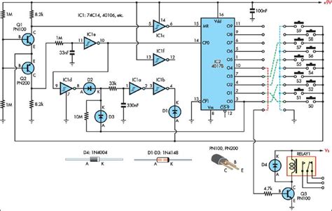 Digital Door Lock Circuit Diagram Circuit Diagram