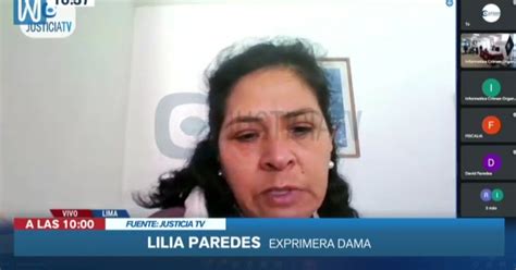 Fiscalía Pide Ahora 28 Meses De Prisión Preventiva Contra Lilia Paredes