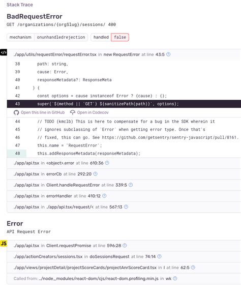Stack Trace Platform Icon Shows `other` Instead Of Typescript · Issue