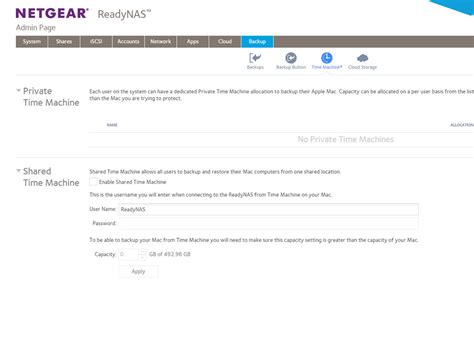 Netgear Readynas 202 Review Administration Interface Important Functions And Settings Part2