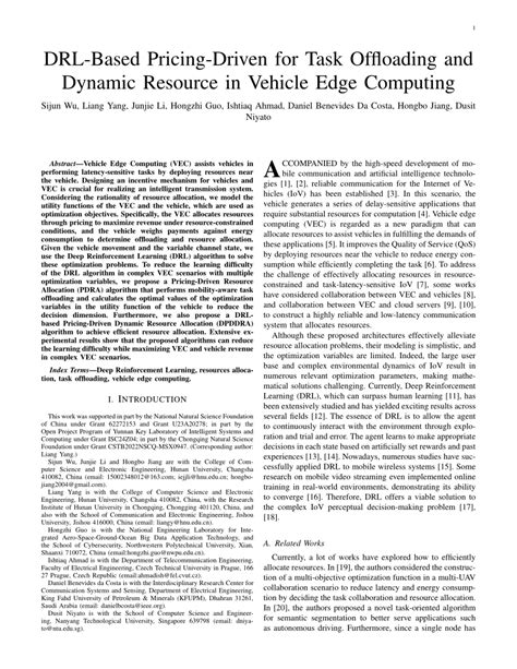 pdf drl based pricing driven for task offloading and dynamic resource