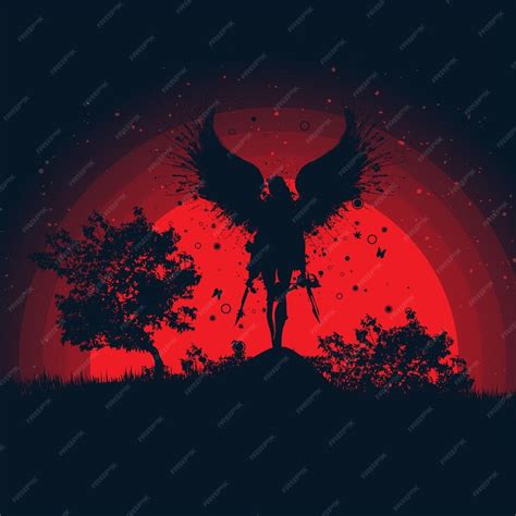 Premium Vector Red Assasin Background