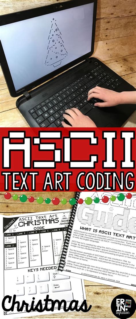 Christmas Coding Activities And Typing Practice Ascii Text Art For Any Device Typing Practice