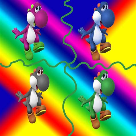 Yoshi Coloured O O By Davoroxyoshi On Deviantart