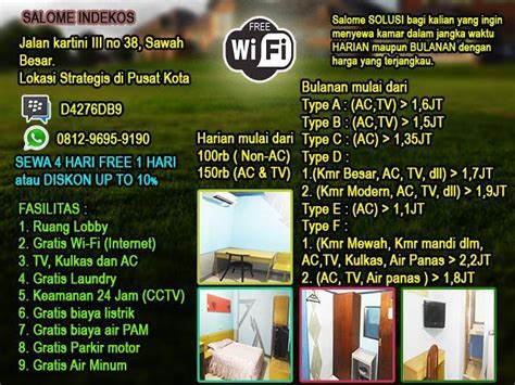 Kamar Kontrakan Kos Indekost Murah Jakarta Kost Campur Jakarta