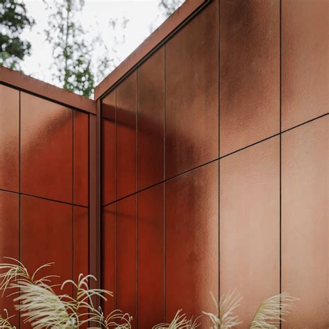 Metal Cladding Panel Texture Weathered Copper Poliigon