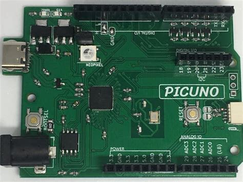 Picuno Rp2040 In The Arduino Uno Form Factor
