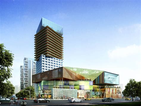 正大广场3dmax 模型下载 光辉城市