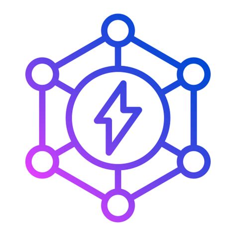 Smart Grid Generic Gradient Outline Icon