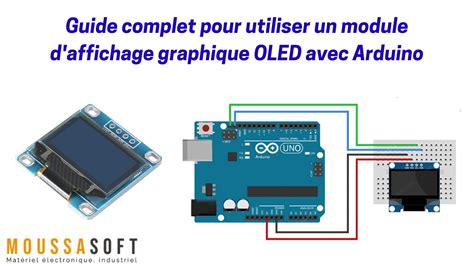 Comment Utiliser Afficheur OLED I2C BLEU Avec Arduino Moussasoft