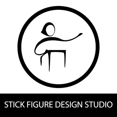 막대기 그림 디자인 프리미엄 벡터