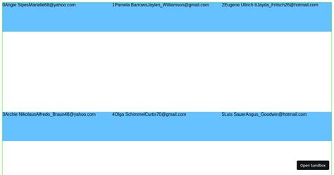 React Flex Grid React Window Forked Codesandbox