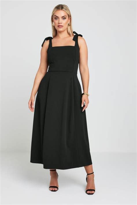 Limited Collection Plus Size Black Midaxi Dress Yours Clothing
