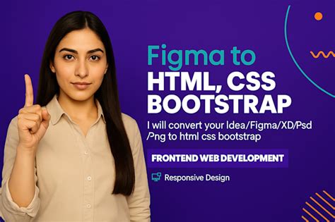 Convert Figma To Html Canva To Html Xd To Html Bootstrap Responsive