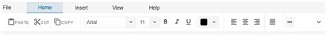 Ribbon Getting Started Ribbon Component Https Htmlelements