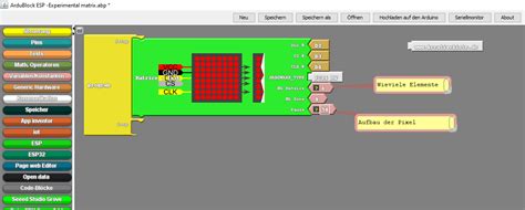 Ardublock 4x 64 LED Matrix Laufschrift