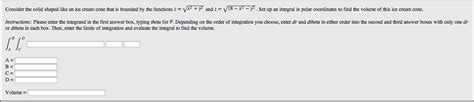 solved using polar coordinates evaluate the integral [math]