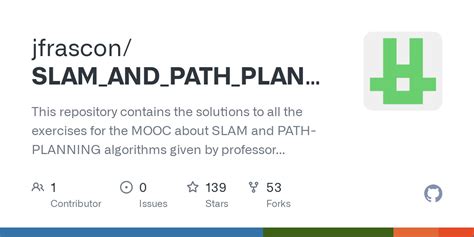 GitHub Jfrascon SLAM AND PATH PLANNING ALGORITHMS This Repository Contains The Solutions To