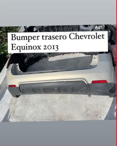 Bumper Trasero Chevrolet Equinox 2004 2017 Estilo Auto Parts