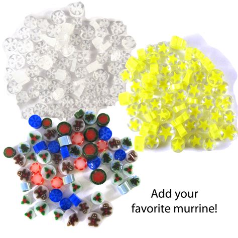 Holiday Fusible Glass Coe 96 Microwave Kiln Combo Pack Dots Stringf