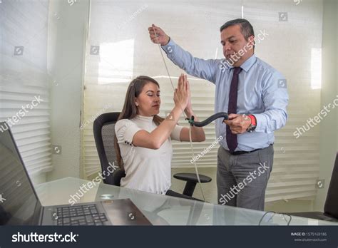 Woman Man Polygraph Test Measuring Devices Stock Photo 1575169186 Shutterstock